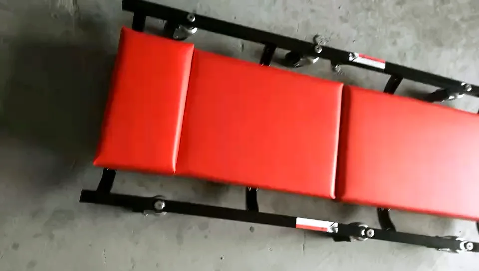 Rolling Garage Shop Creeper 40" Padded Mechanic Cart With Adjustable ...