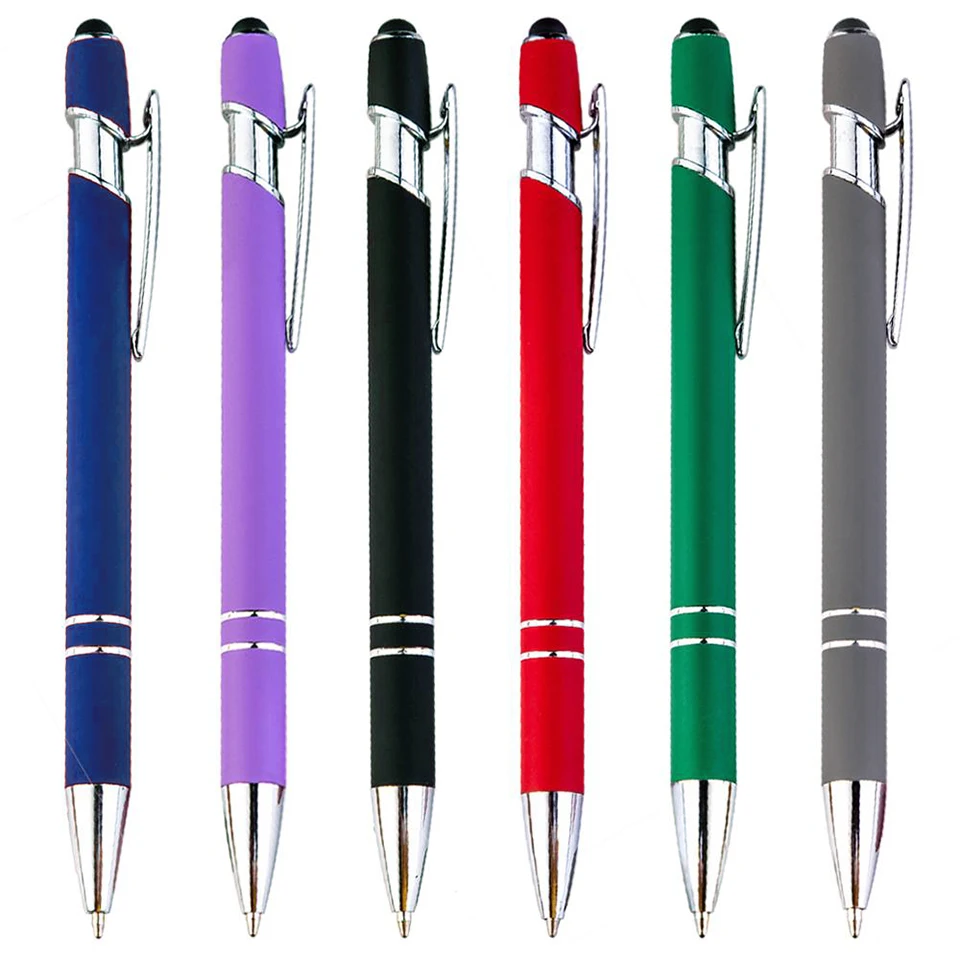 Custom 2 in 1 Capacitive Pen - Promotional Multi-functional