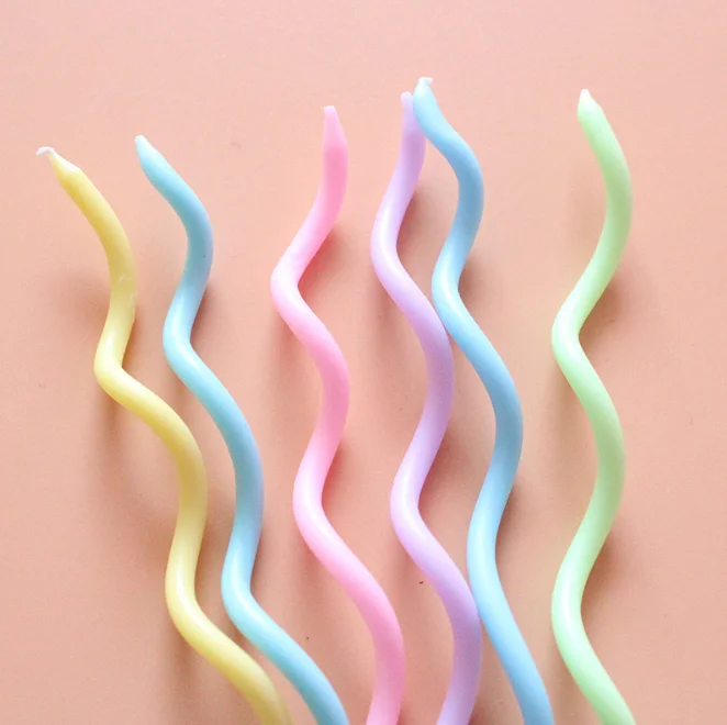 Creative Birthday Cake - Curved Candle from Direct Factory