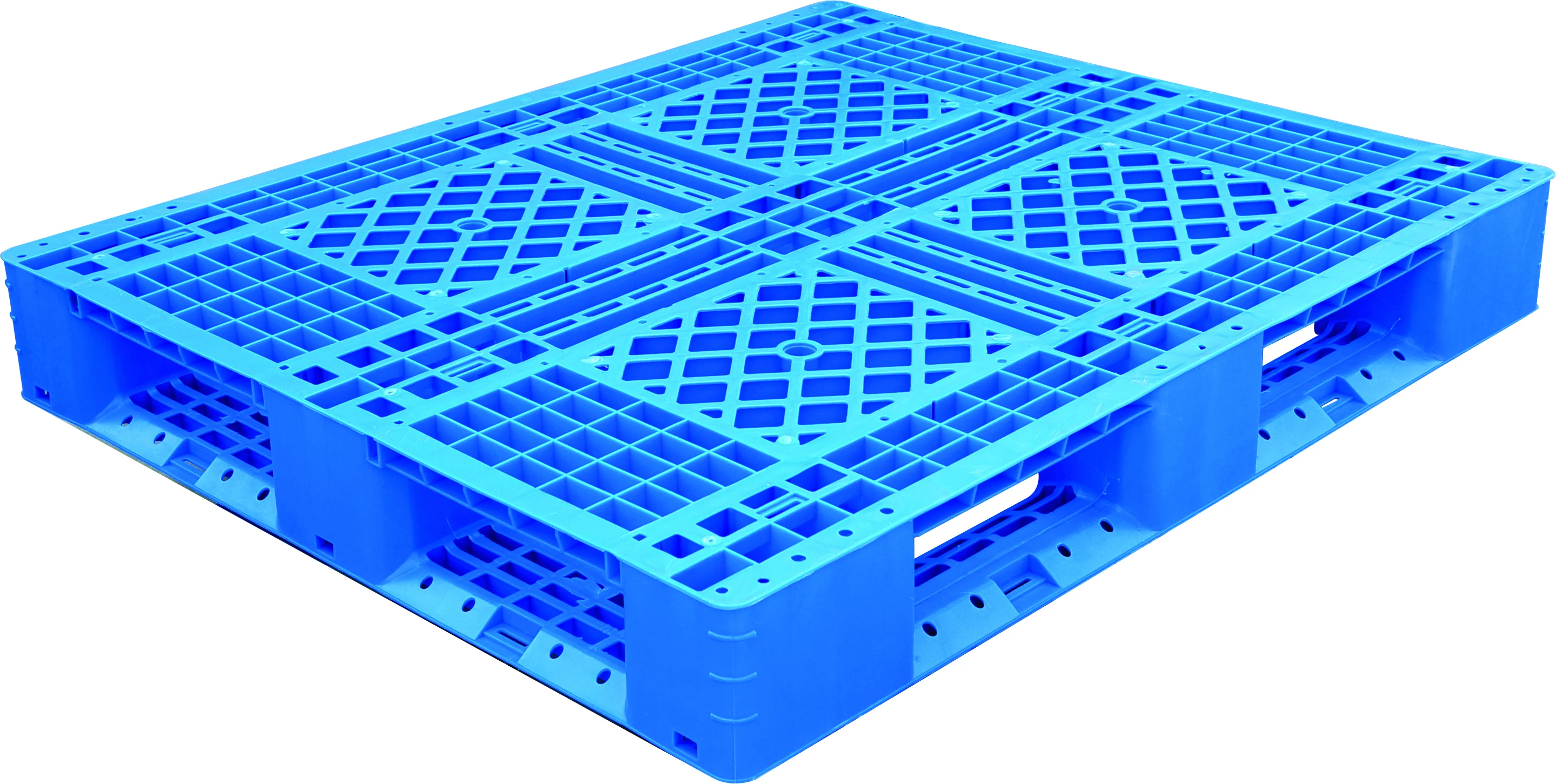 Blue 1200*1200*150mm Plastic Euro Pallet With Full Perimeter Base ...