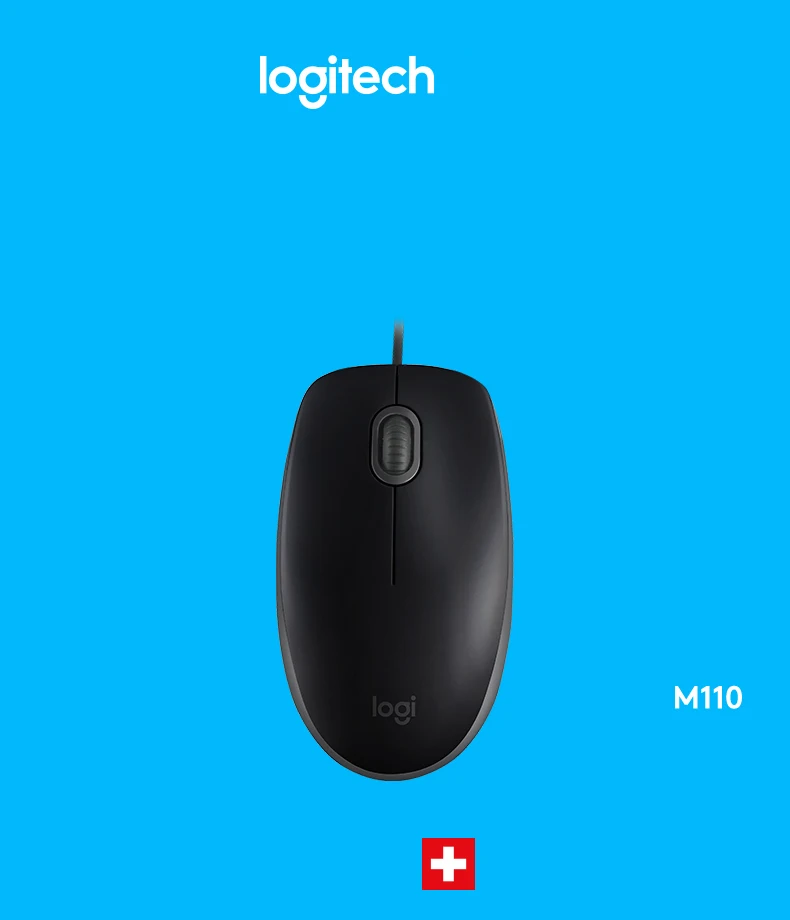Logitech M110 Wired Mute Silent Mouse Red - Buy Logitech M110,Wired ...