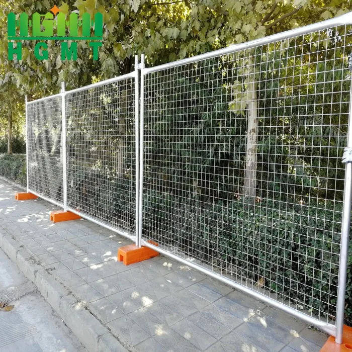 Temporary Chain Link Panel Temporary Brace Feet Plastic Base ...