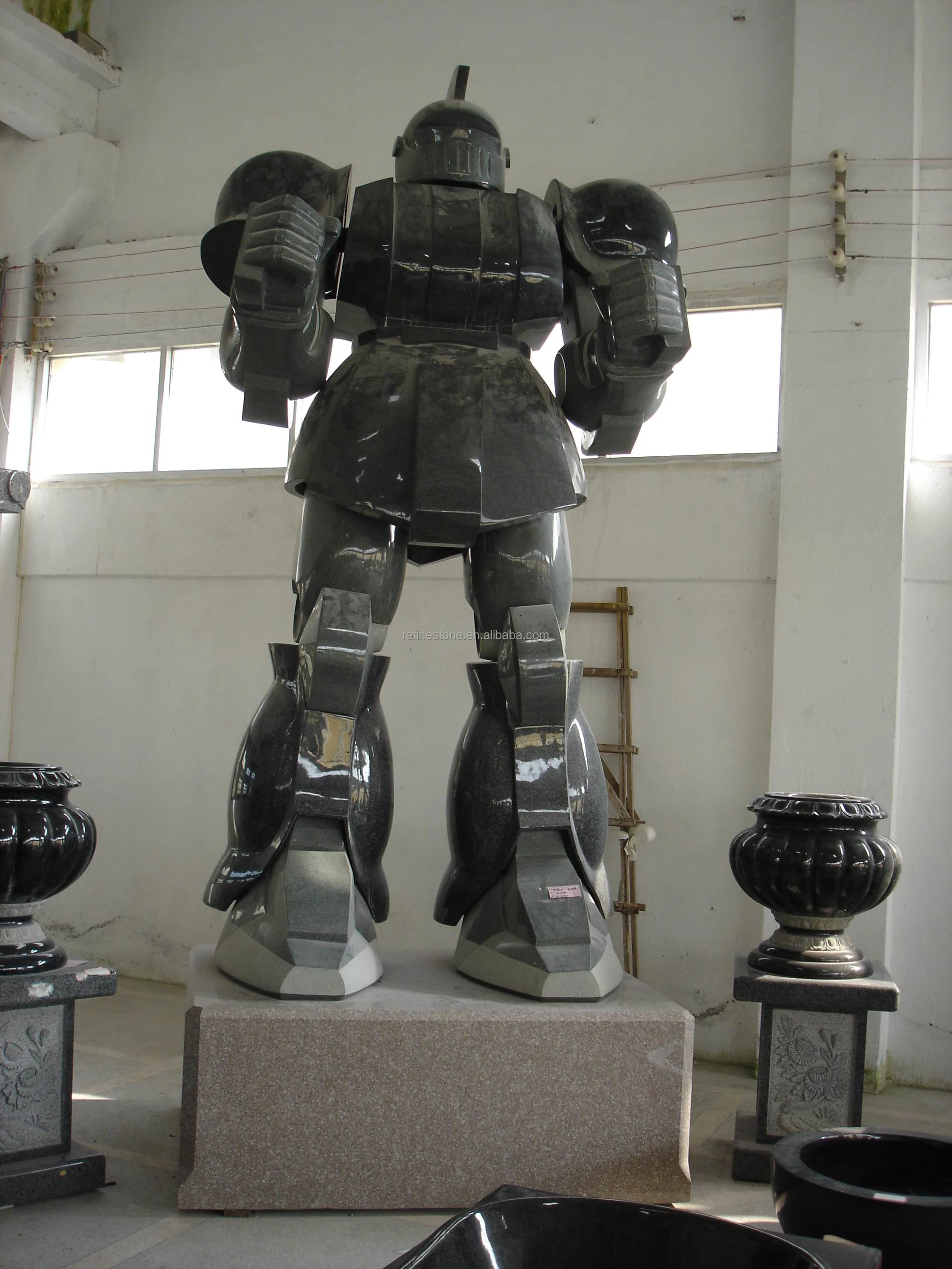 Transformers Robot Statue Carving in Marble - Refinestone