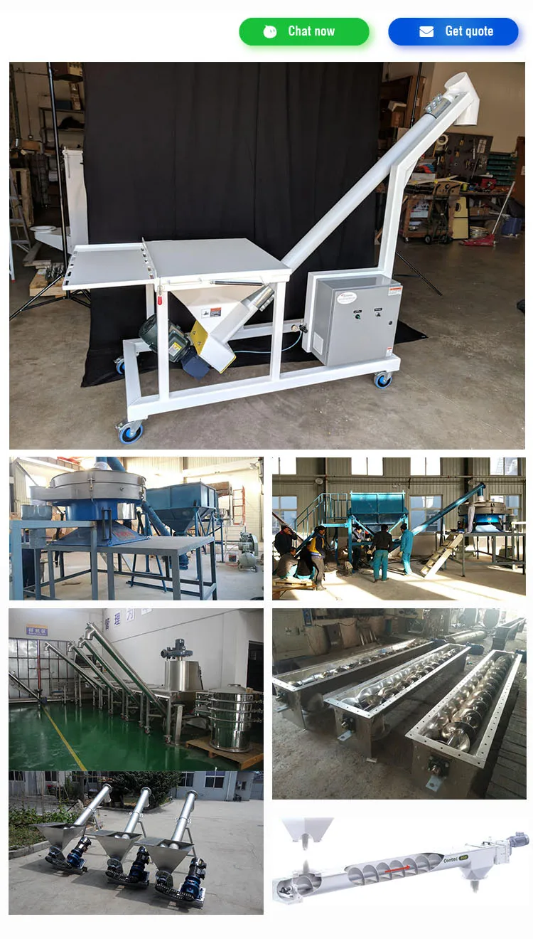 Stainless Steel Vertical Screw Conveyor Powder - Buy Mini Screw ...