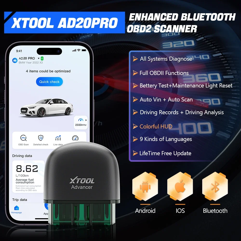 XTOOL AD20 AD20PRO - Comprehensive OBD2 Diagnostic Tools