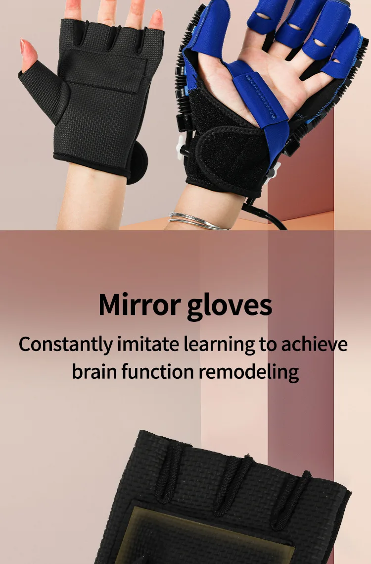 Physical therapy stroke automatic hand rehabilitation robotic glove ...