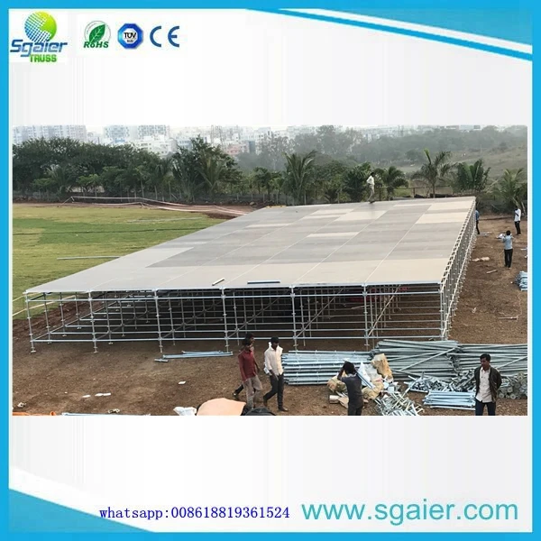 Outdoor Event Scaffolding Stage Platform with Adjustable Height