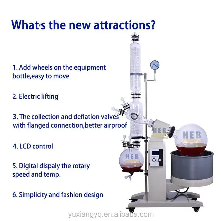 R-1020 Industrial Rotovap Machine 20l Rotary Evaporator - Buy Rotovap ...