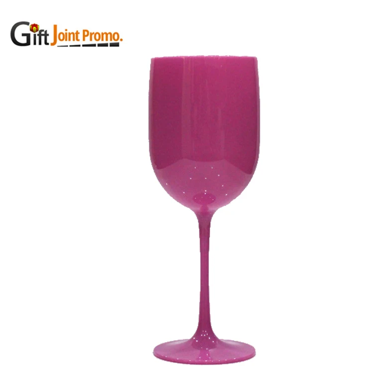 Customized Logo Shatterproof Plastic Drinkware - Wine Glasses