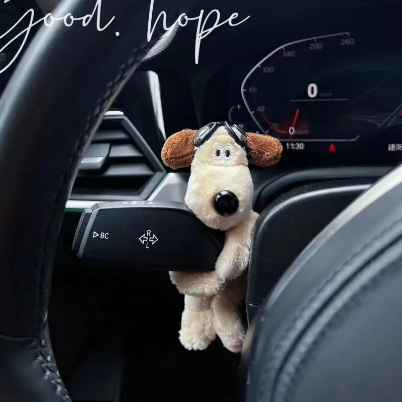 Plush Puppy Clutch Decoration Car Wiper Turn Signal Switch Decoration ...