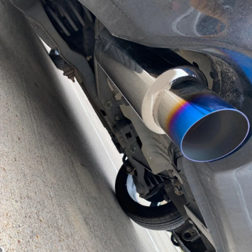 Universal Polished Stainless Steel Exhaust Silencer