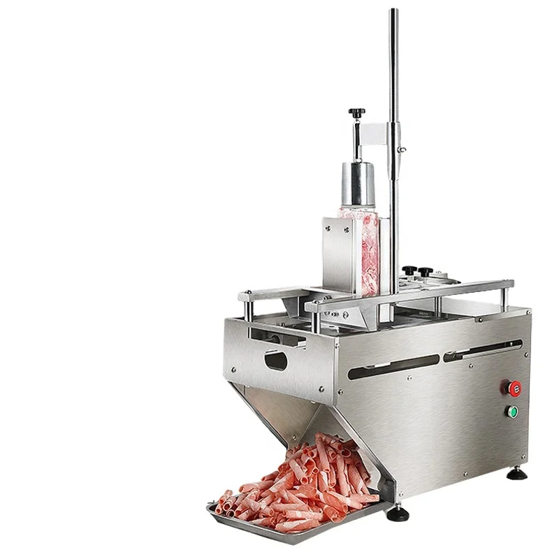 Pig Lamb Pork Mutton Beef Meat Ham Sausage Slicer Machine Cheese Slicer ...