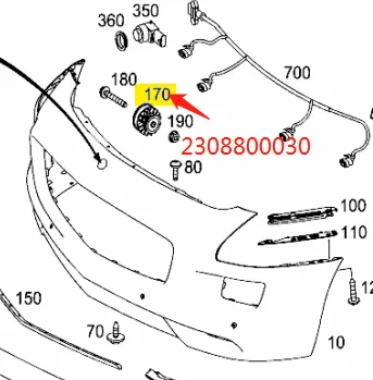 Factory Outlet Jhs Front Bumper Fixing Bracket Left And Right ...