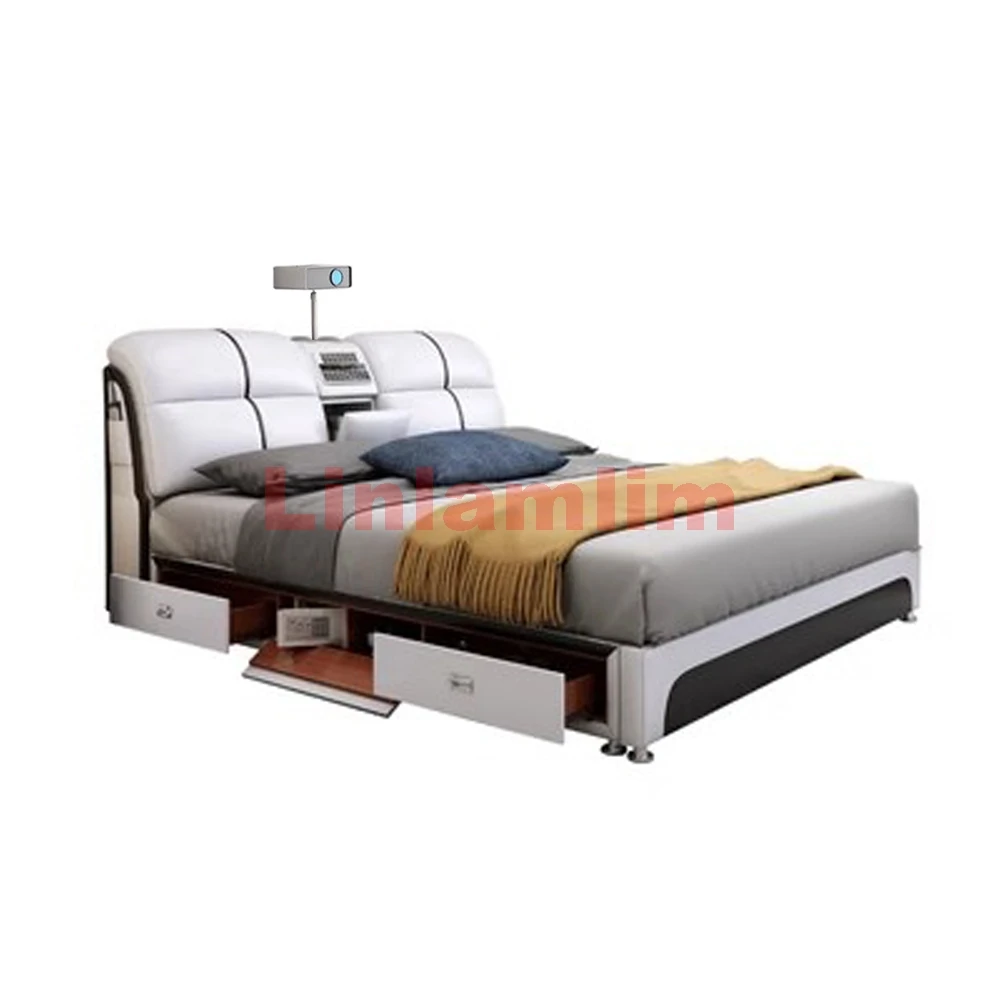 Linlamlim Tech-Smart Multifunctional Bed - Ultimate Comfort