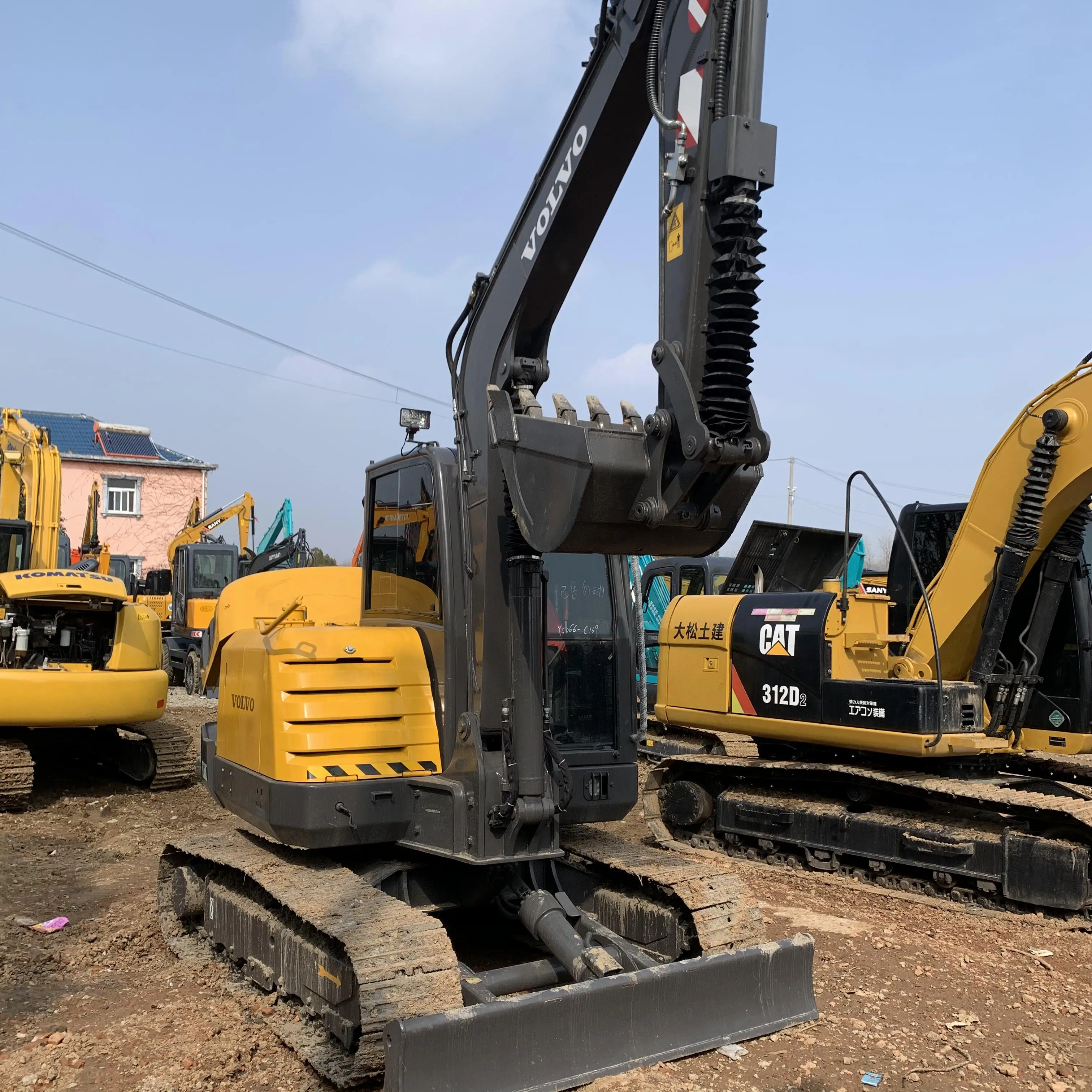 Original Korea Volvo Ec60c Used Excavator For Sale Ec60 Second Hand 6 ...