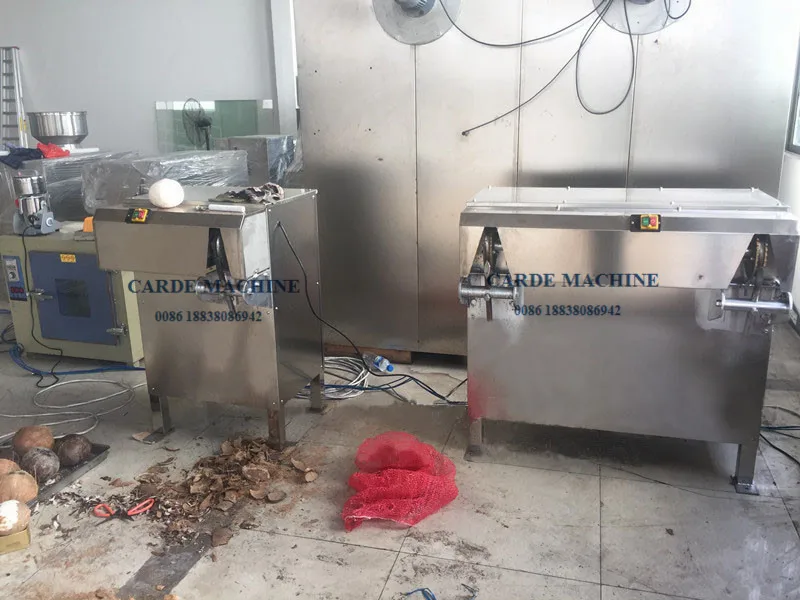 Manual Coconut Dehusker Desheller Husk Remover Coconut Brown Skin ...