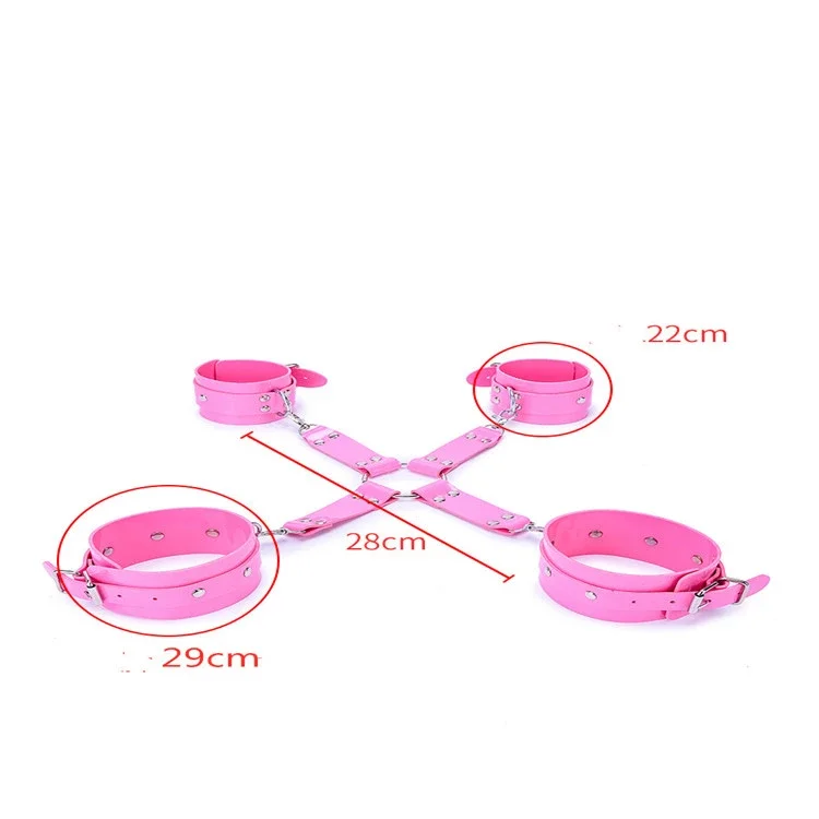 Low Price Wholesale Japanese Bdsm Bondage Restraint Kit Fetish Handcuff Foot Cuff With Chinese