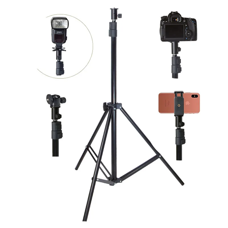 Camera Swivel Flash Bracket 1/4 " Screw Mount For Light Stand Adapter ...