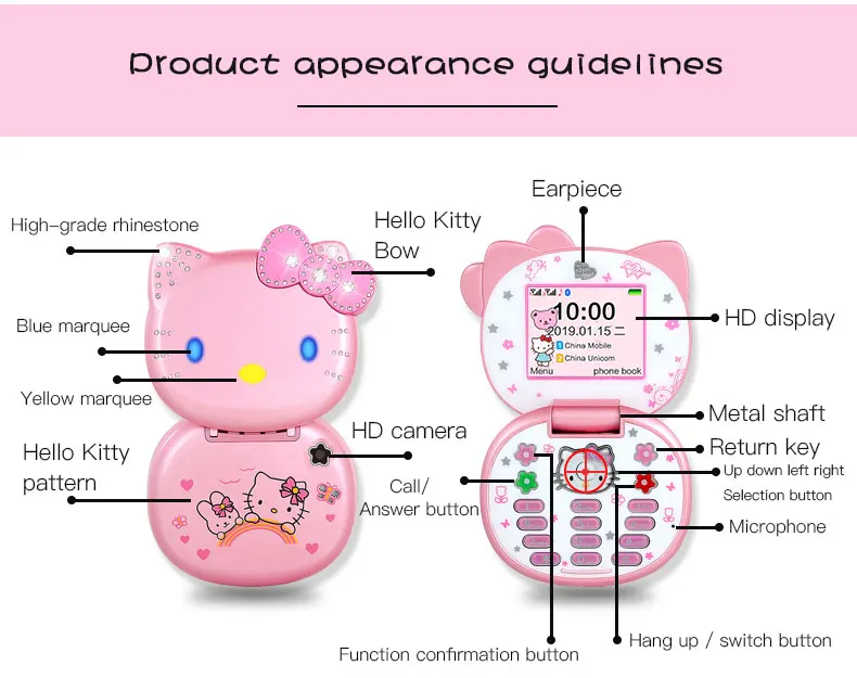 Hot Flip Mini Smallest Mobile Phone K688 For Kids Girls Gsm Dual Sim ...