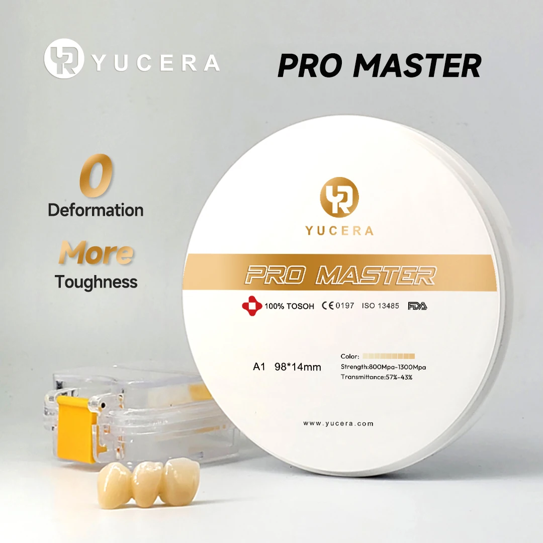 Yucera Pro Master Dental Zirconia Blocks - High Quality