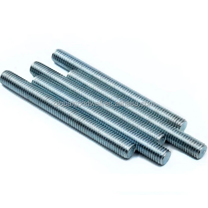 Zinc Plated Low Carbon Steel Fully Threaded Rod| Alibaba.com