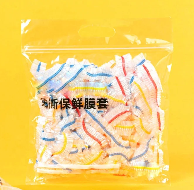 100pcs Reusable Durable Food Storage Covers Wrap Dish Plate Clings Film ...