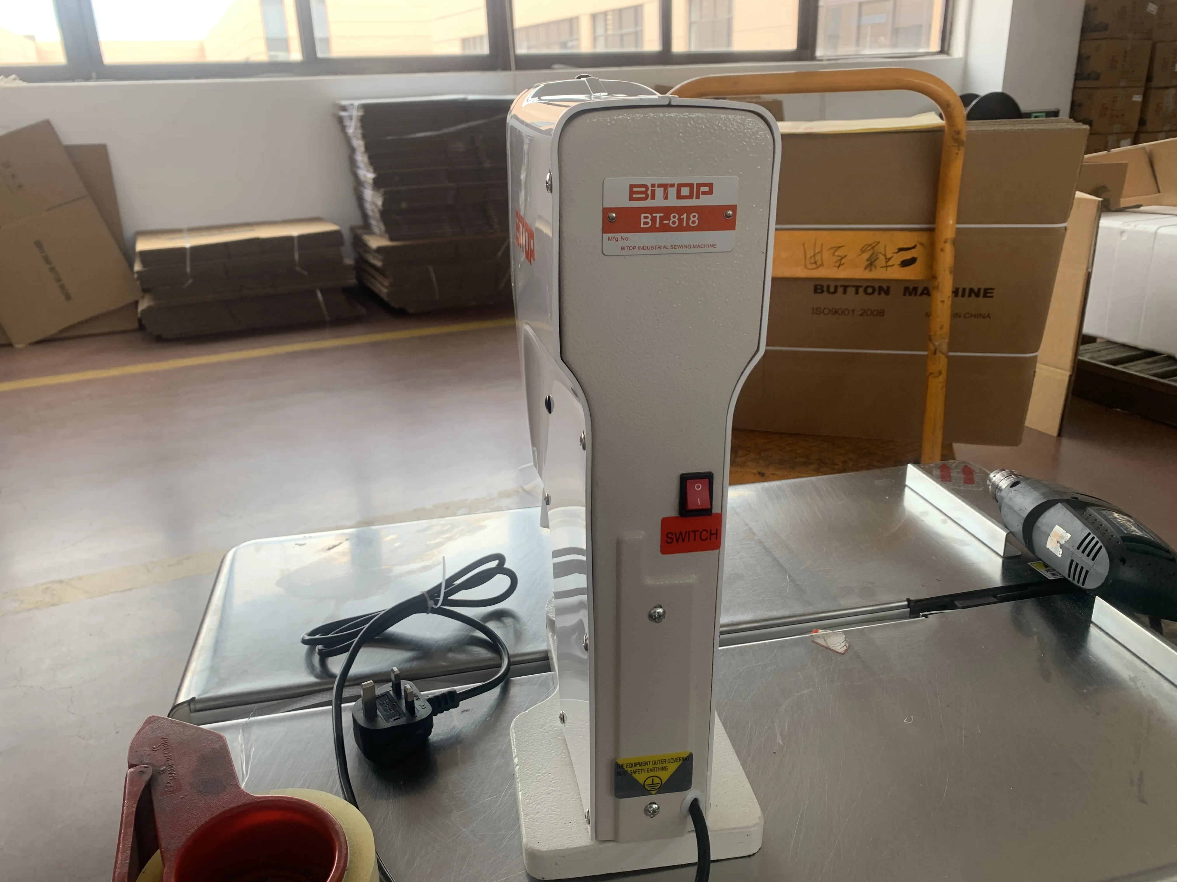 BT-818D Snap Button Making Machine - Efficient & Durable