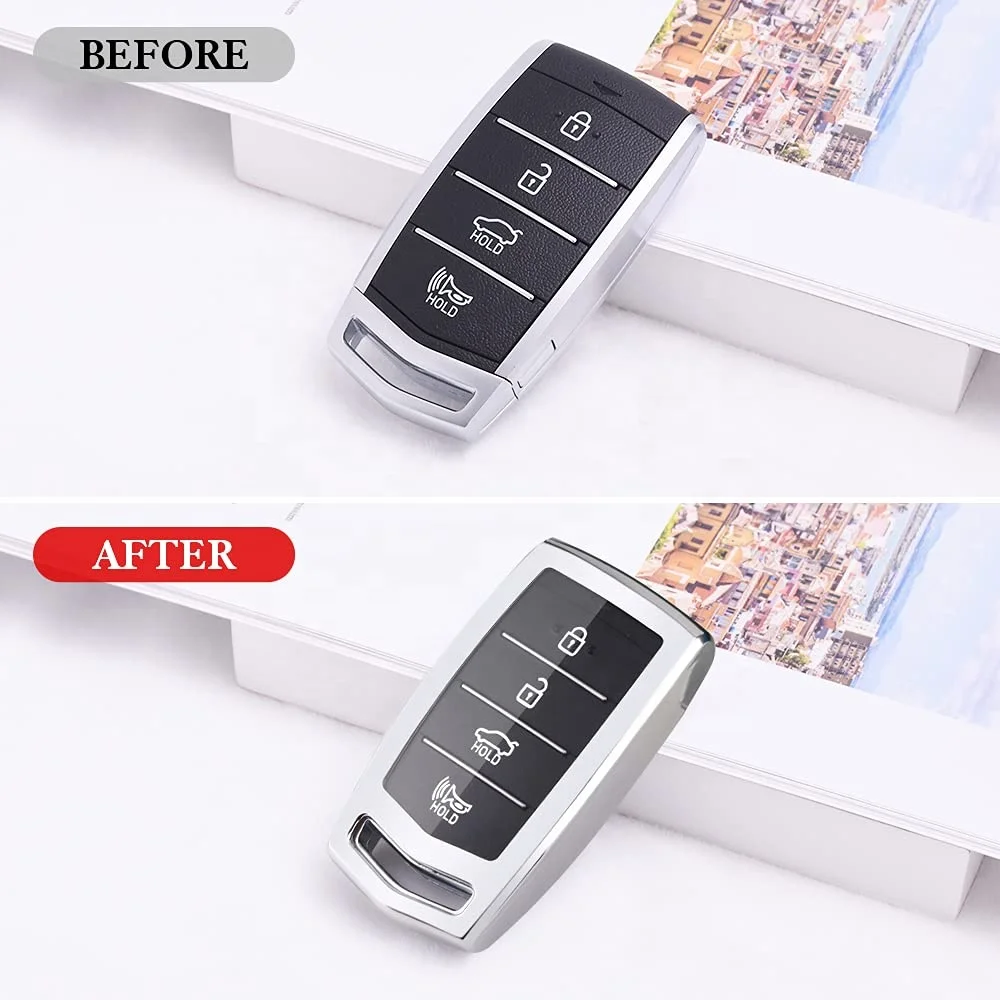Carcarmy For Genesis G80 Accessories G70 G90 Car Key Fob Cover ...