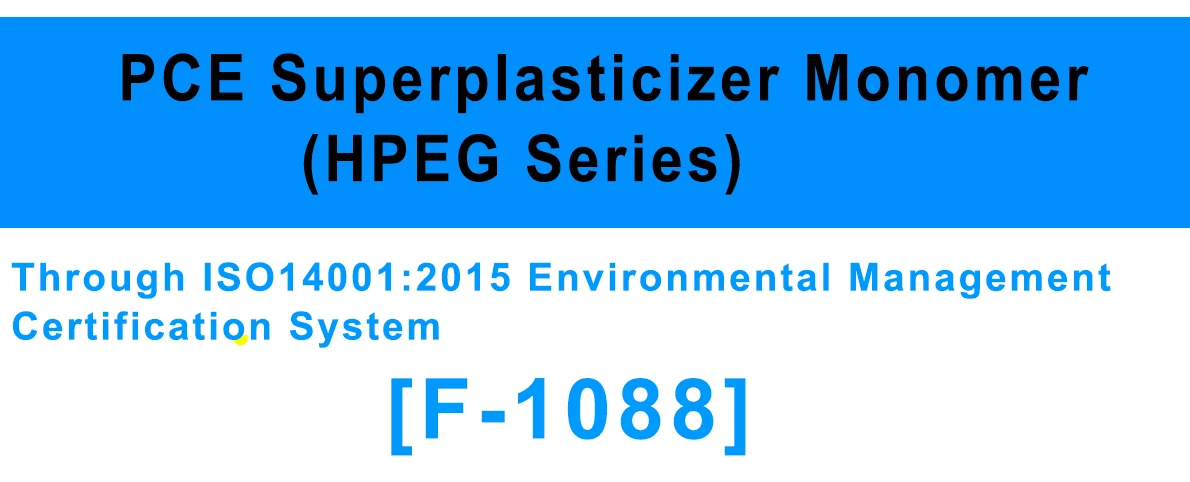 PCE HPEG F-1088 Superplasticizer Monomer - Enhance Concrete Performance