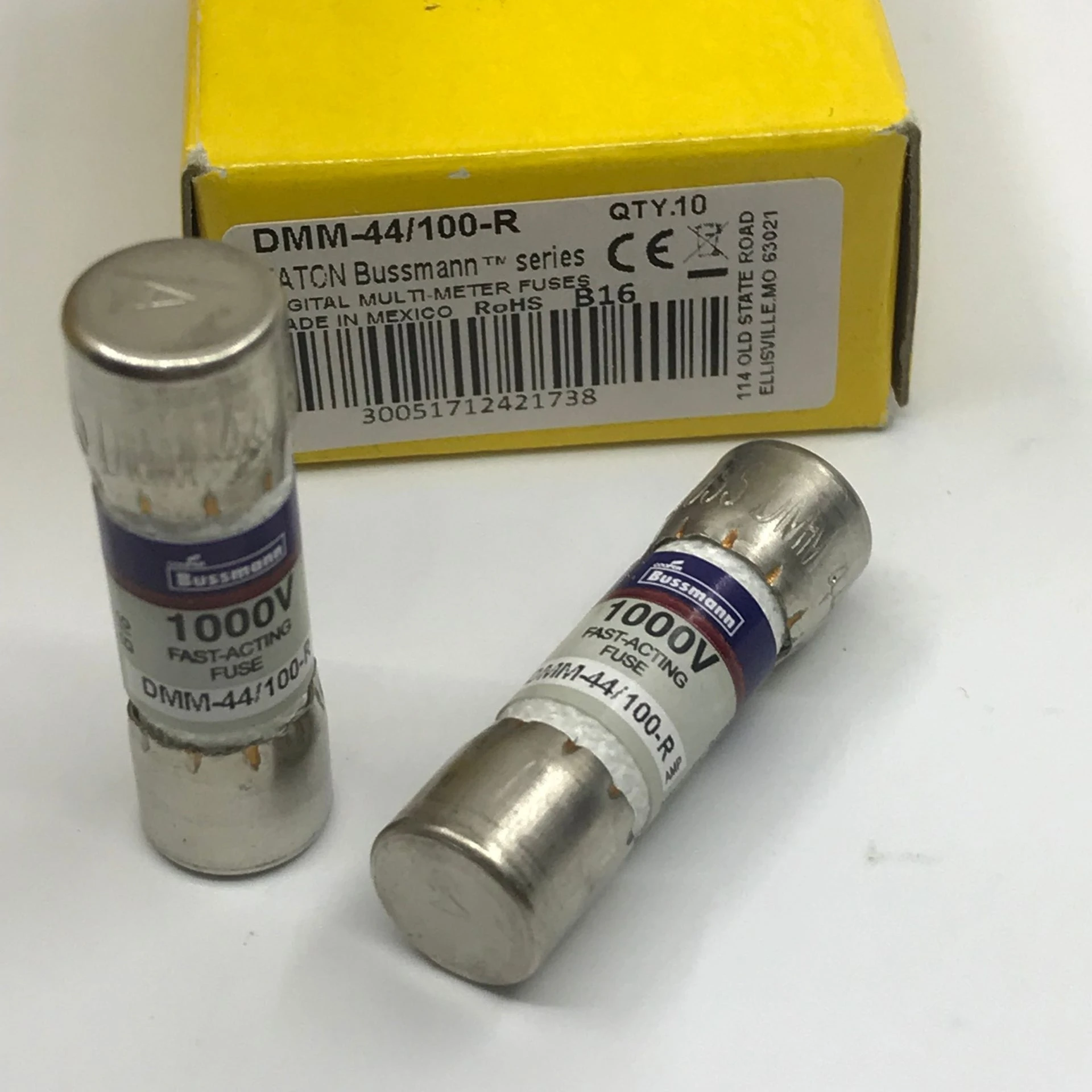 Universal Meter Fuse Buss Fuse Dmm-b-44/100 Dmm-44/100-r Dmm-b-44/100-r ...