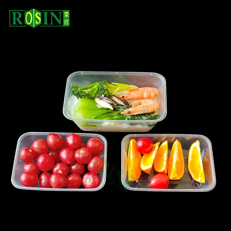 750ml Blister Clear Disposable Plastic PP Lunch Box Takeaway Storage ...