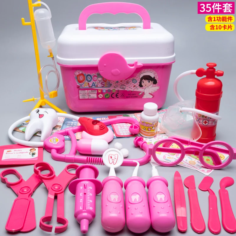 Wholesale Kids Indoor Simulation Dental Tools Set Medical Kit Doctor ...