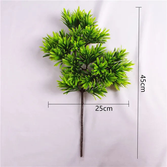 D3088 Wholesale Artificial Plastic Pine Tree Branches for Outdoor ...