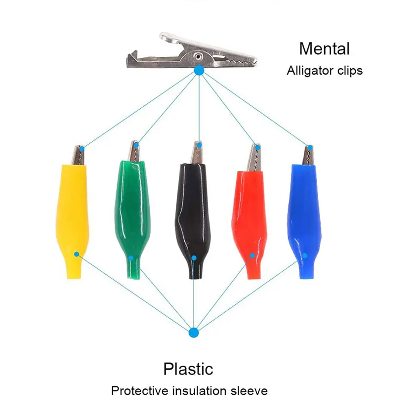 45mm Large Insulation Boot Metal Alligator Clip/crocodile Clip ...