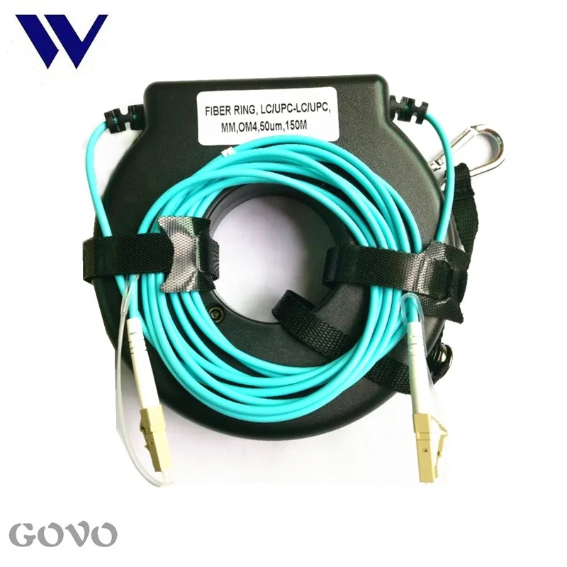 GOVO Mini Fiber Ring OTDR Launch Cable Box 150m Portable Dummy Fiber ...