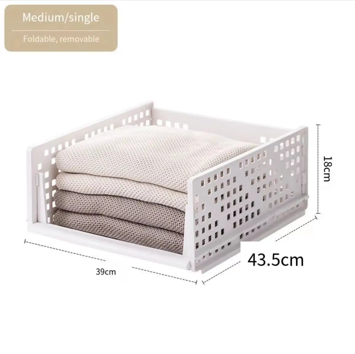 Goodseller New Popular Home Stackable Folding Clothes Basket Muti-function Plastic Folding ...