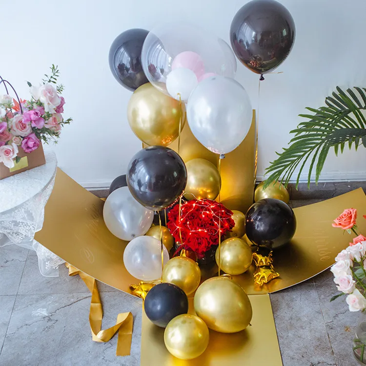 Balloon Gift Box - Birthday Surprise Box with Confession