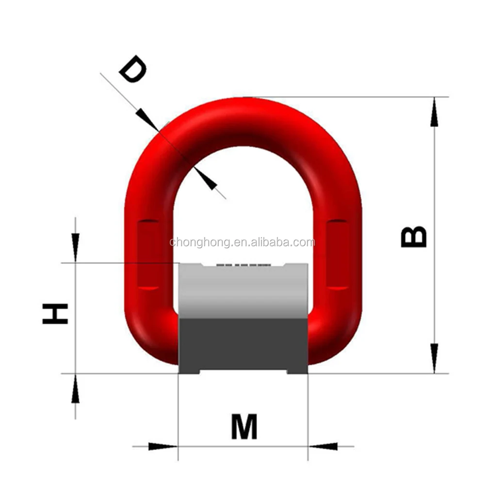 G80 Weld on Pivoting D Link - Heavy Duty Lifting Solutions