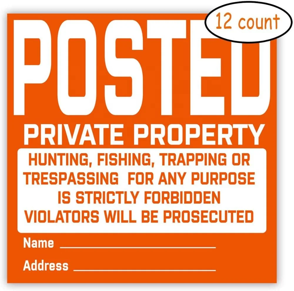 Private Property Signs No Trespassing Sign Durable - Premium - Flexible ...