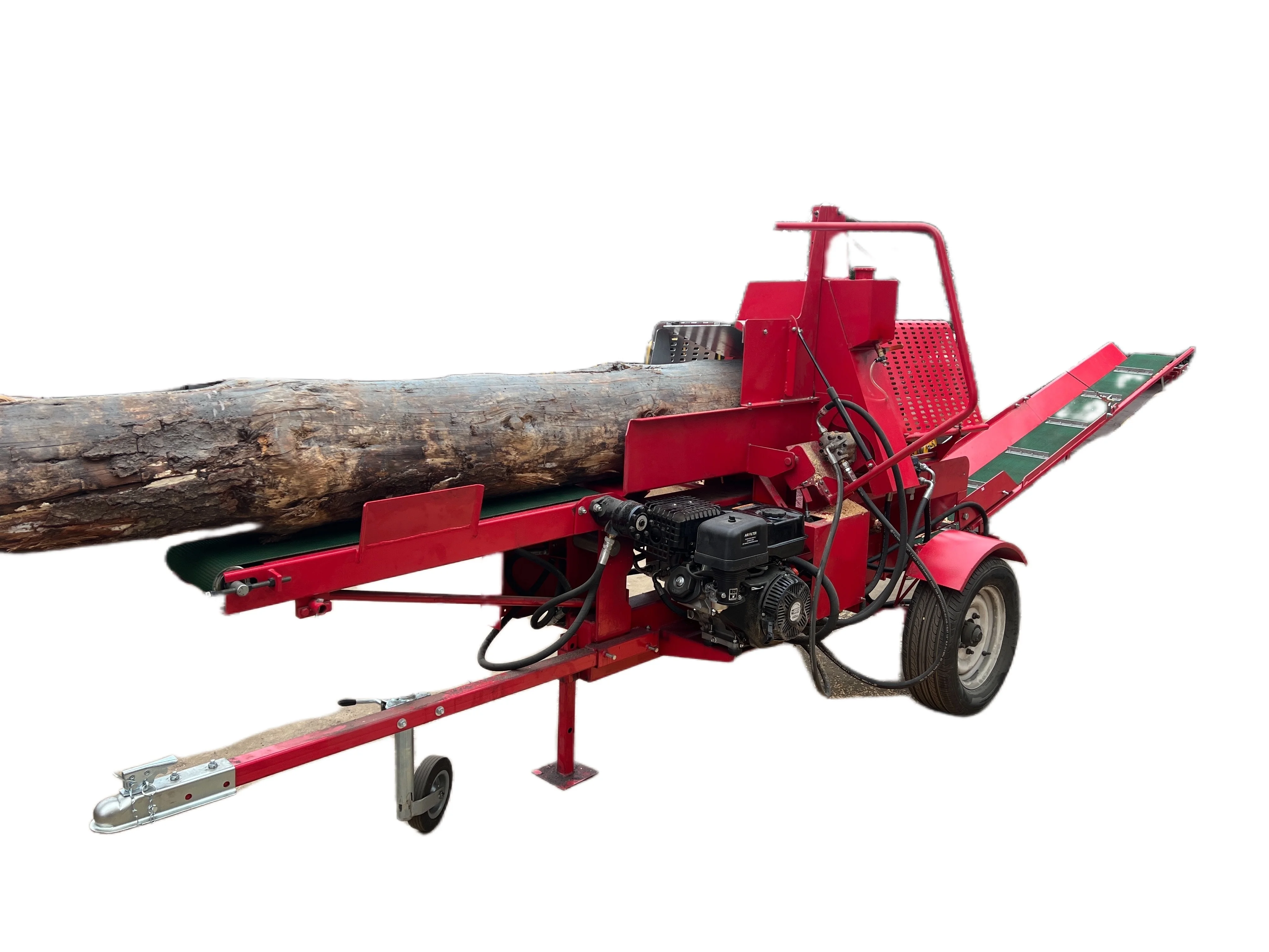 20ton Firewood Processor Mini Wood Cutting Machine Tree Cutting Machine ...