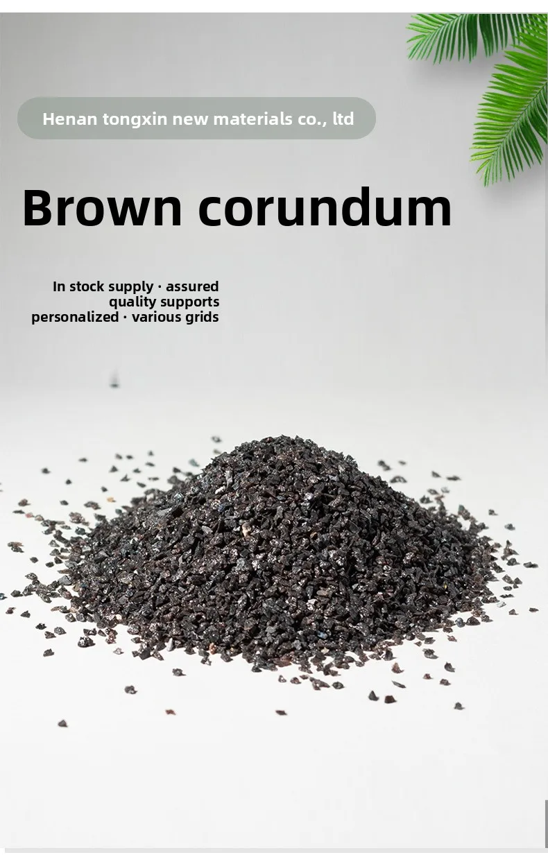 46 Mesh Castable Brown Corundum Emery Sandblasting Polishing Rust ...