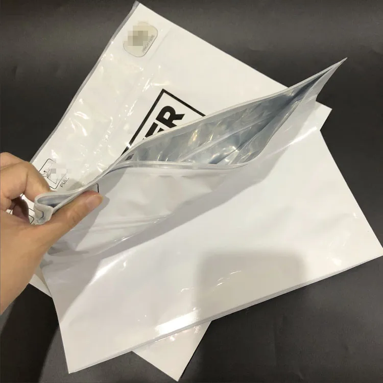 Custom Opaque Pinch N Slide Child Resistant Mylar Bags