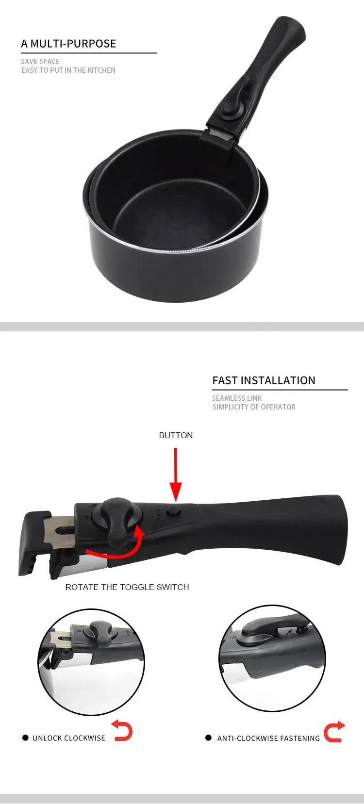 Bakelite Pan Pot Handle - Durable, Sustainable & Customizable