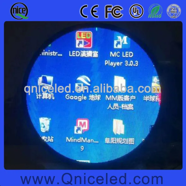 Custom LED Circle Screen - Creative Display Solutions