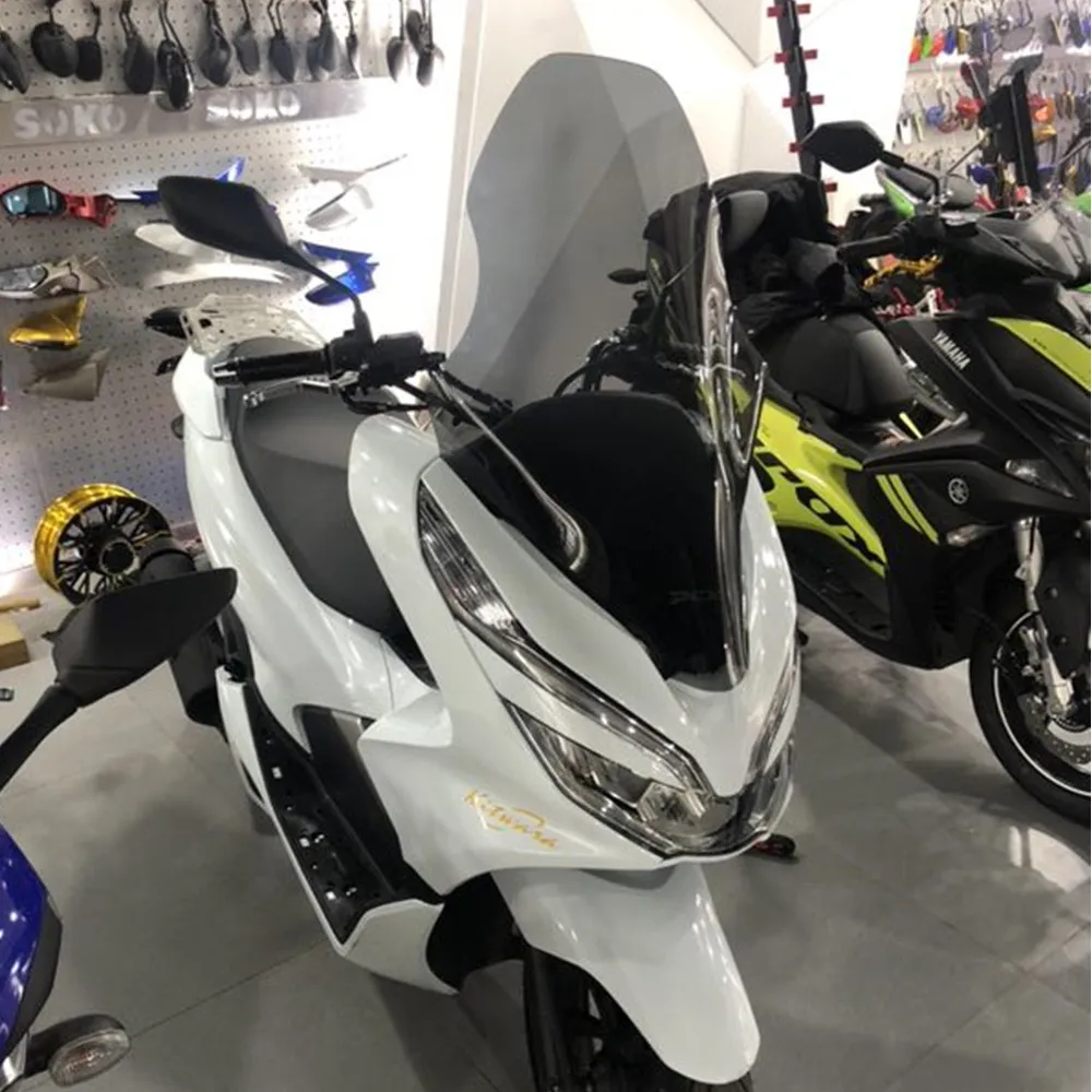 Motorcycle PCX125 150 Windscreen Windshield Wind Screen Wind Deflectors ...