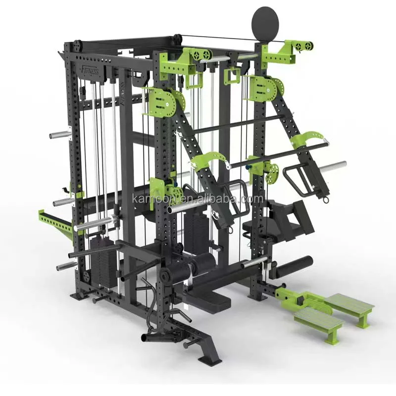 Gym Barbell Rack Commercial Gym Equipment Fitness Equipment Smith Machine Strength Training ...
