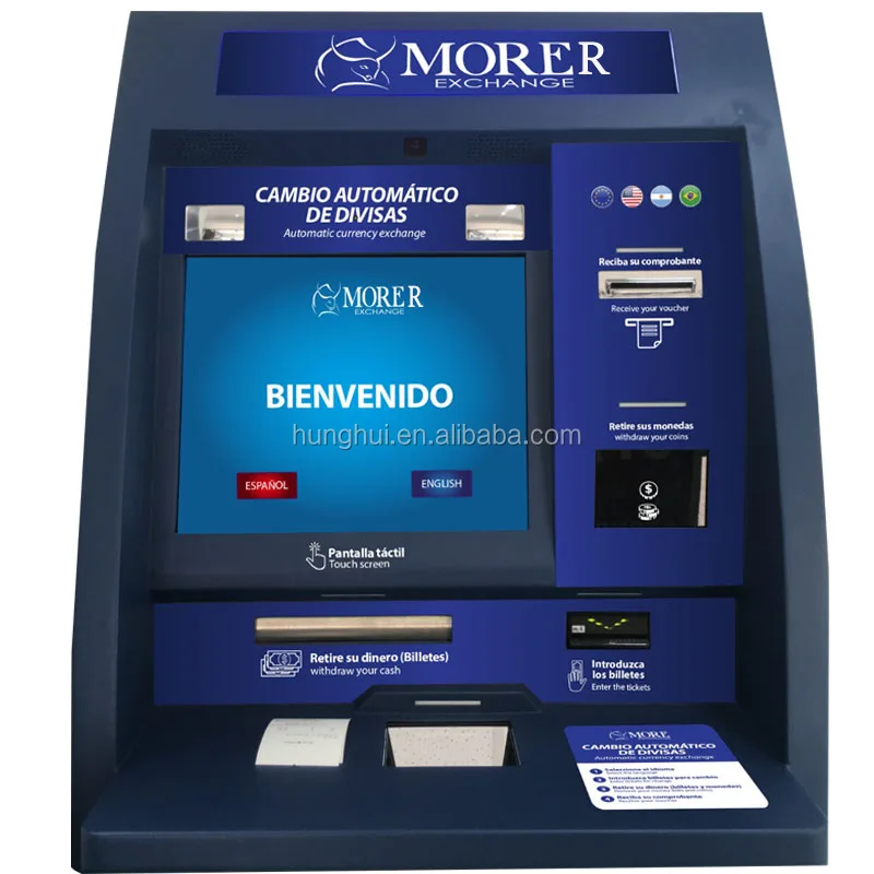 Interactive Foreign Currency Exchange Atm Machine With Customized ...