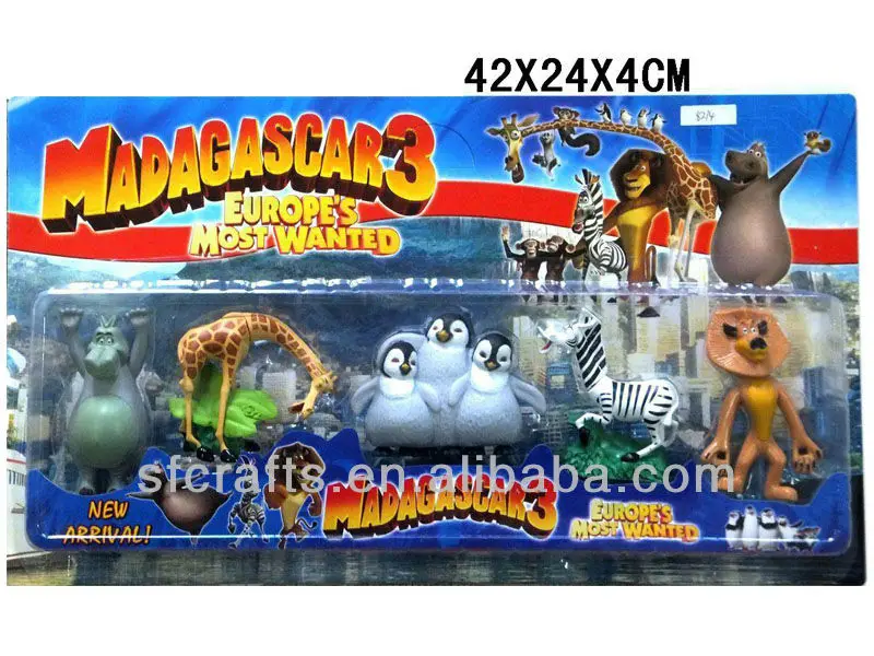 Plastic Madagascar Mini Doll Toys - Buy Madagascar Doll,Madagascar Doll ...