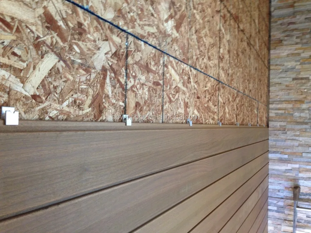 Rain Screen Solid Wood Siding Teak Cladding - Durable & Stylish