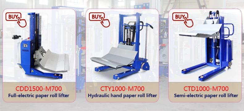 SINOLIFT CTY 1000-M700 best selling hydraulic hand Roller Paper Stacker ...
